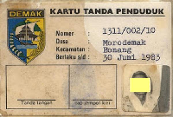 Perubahan Bentuk KTP di Indonesia Sejak Jaman Penjajahan hingga E-KTP ...